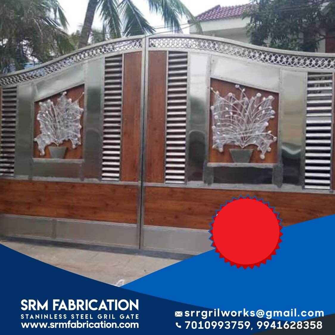 SRM Fabrication - Grill works, Grill gates, SS gates, Roofing Sheds.